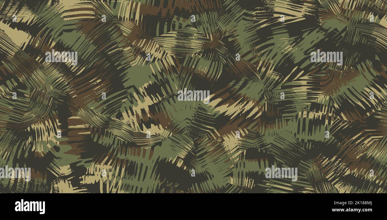 Seamless military or hunting camouflage pattern in army green and ...