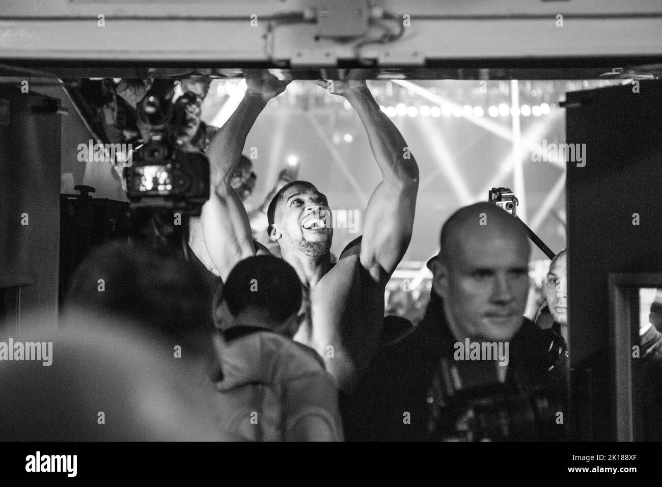 Post match celebration Black and White Stock Photos & Images - Alamy