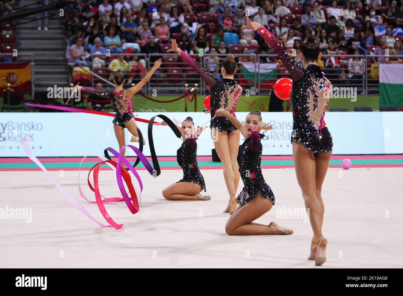 Sofia, Bulgaria. 16th Sep, 2022. POR - Portugal Team 3 Ribbon 2 Ball ...