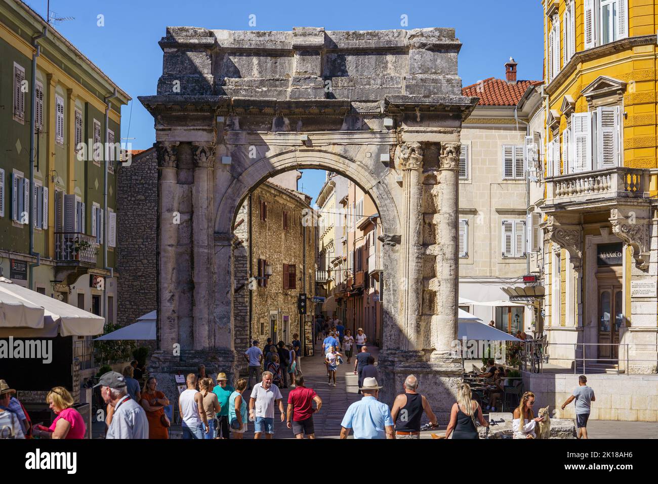 Pula, Croatia - September 2022 September 13: Pula is the city in Istria ...