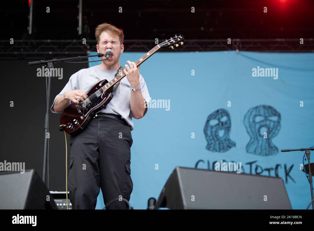 Canadian duo Cleopatrick performing live at the Tempelhof Sounds ...