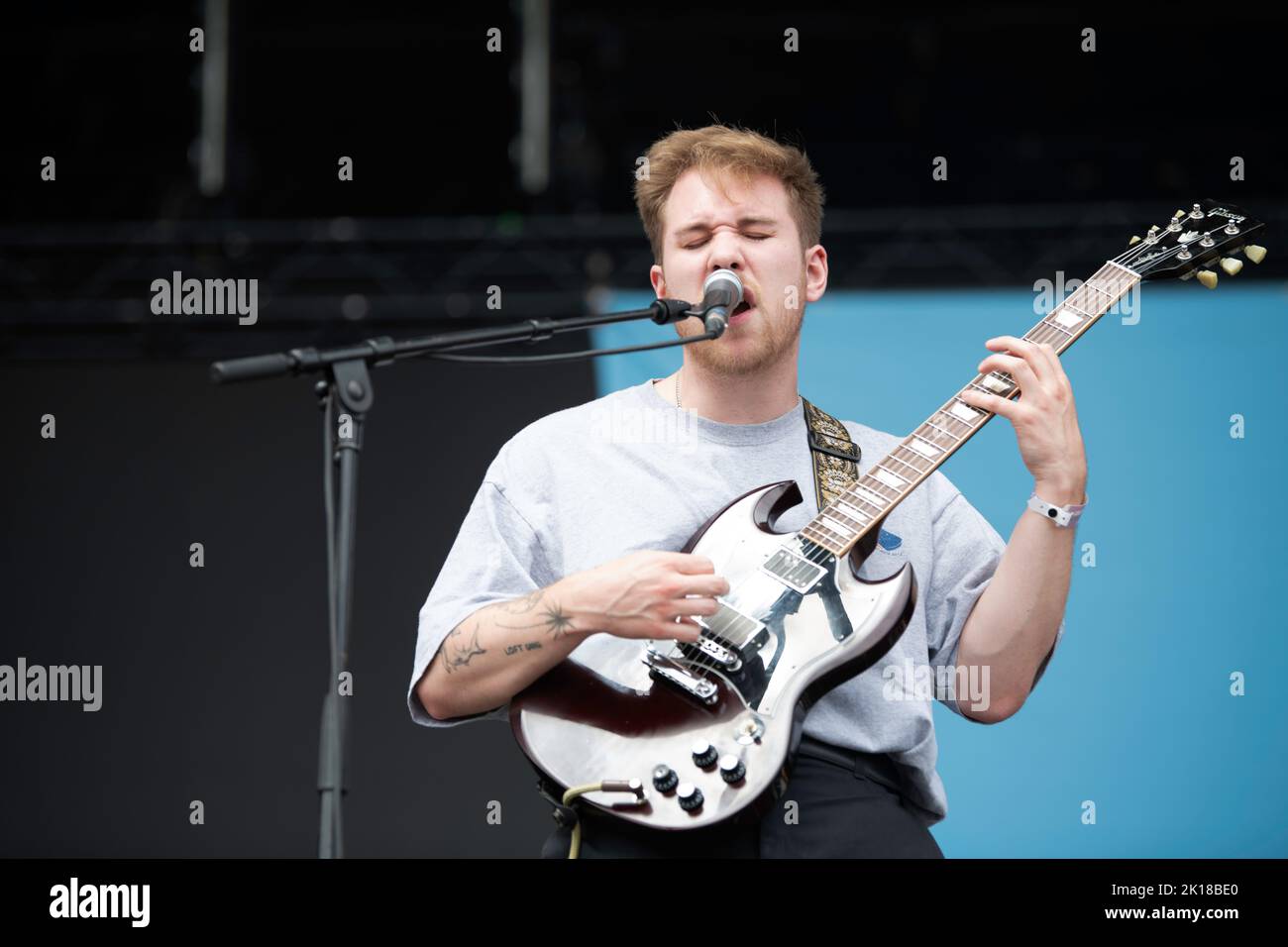 Canadian duo Cleopatrick performing live at the Tempelhof Sounds ...