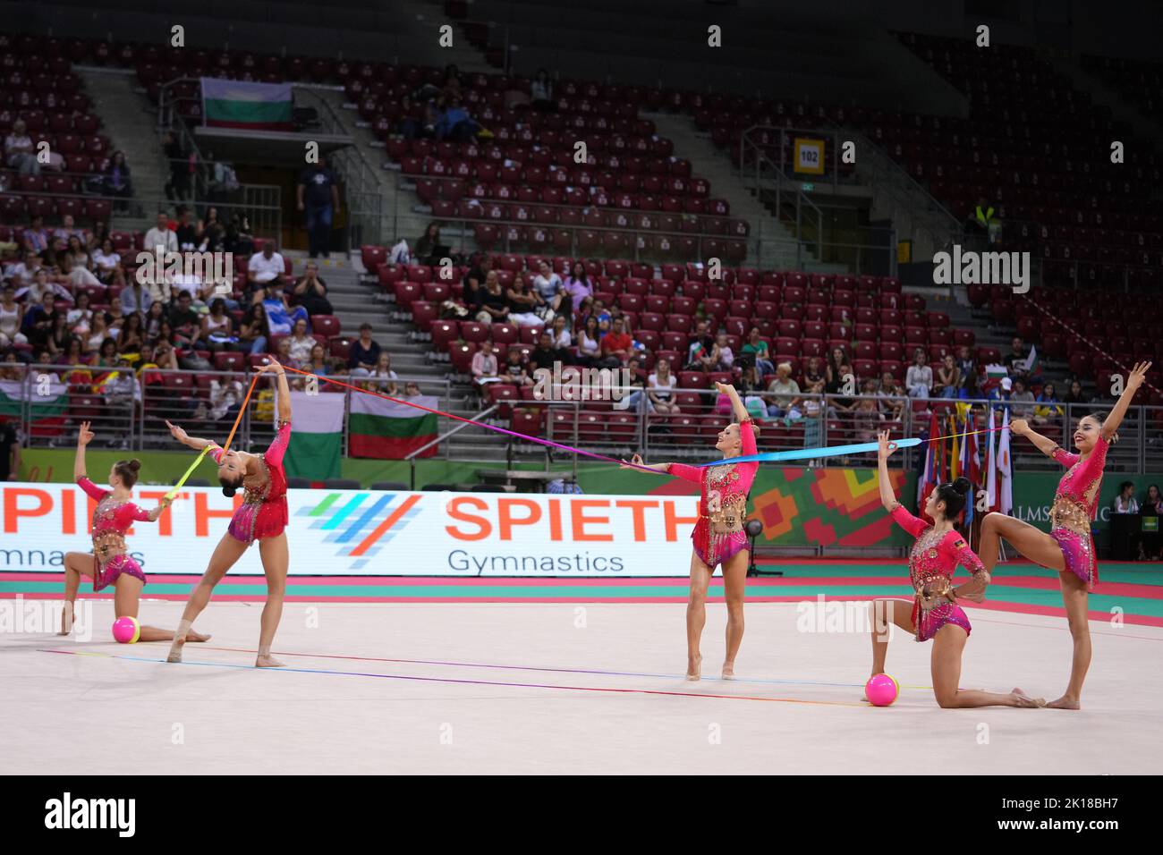 Sofia, Bulgaria. 16th Sep, 2022. GER - Germany Team 5 Hoop during ...