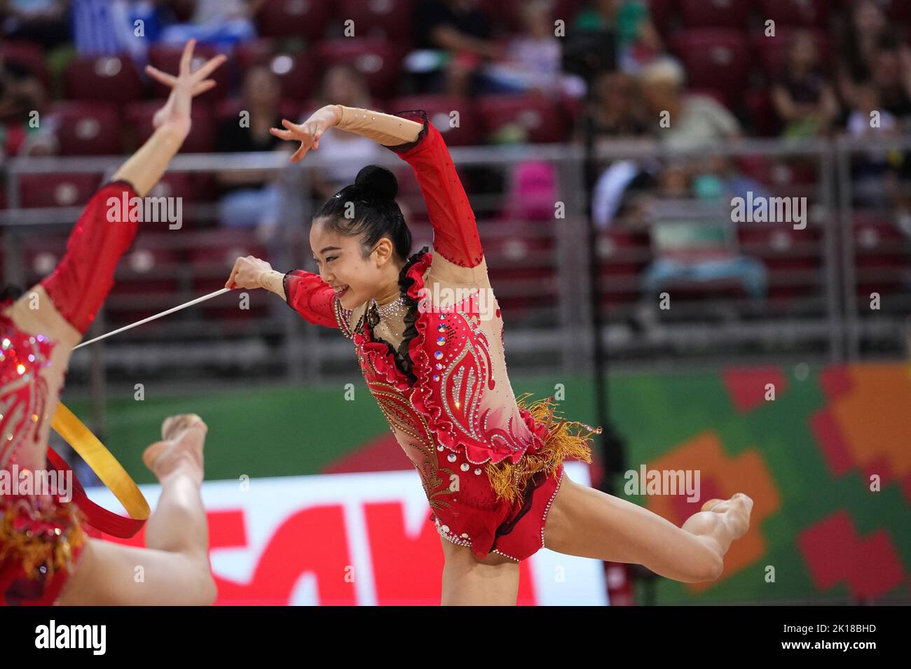 Sofia, Bulgaria. 16th Sep, 2022. JPN - Japan Team 3 Ribbon 2 Ball ...