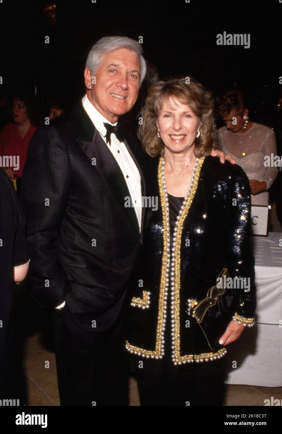 Monty Hall and Marilyn Hall Circa 1990 Credit: Ralph Dominguez/MediaPunch Stock Photo - Alamy