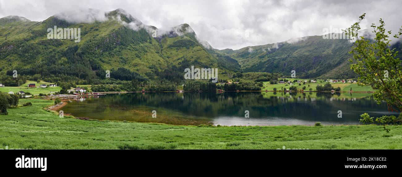Briksdalen and Olden, Stryn, Vestland, Norway Stock Photo - Alamy