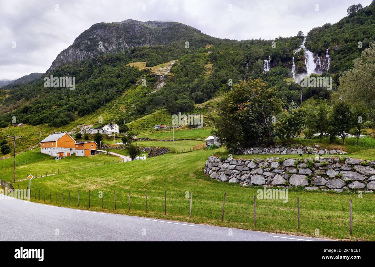Briksdalen and Olden, Stryn, Vestland, Norway Stock Photo - Alamy