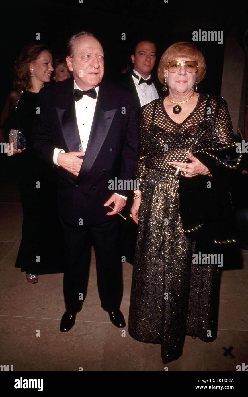Huntz Hall and Lee Hall January 1991 1Credit: Ralph Dominguez ...