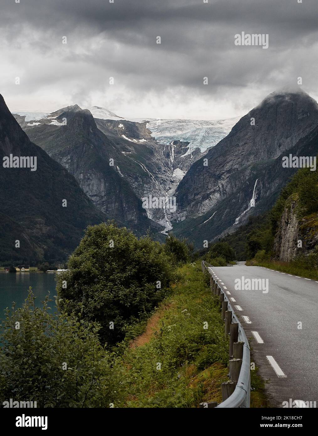 Briksdalen and Olden, Stryn, Vestland, Norway Stock Photo - Alamy