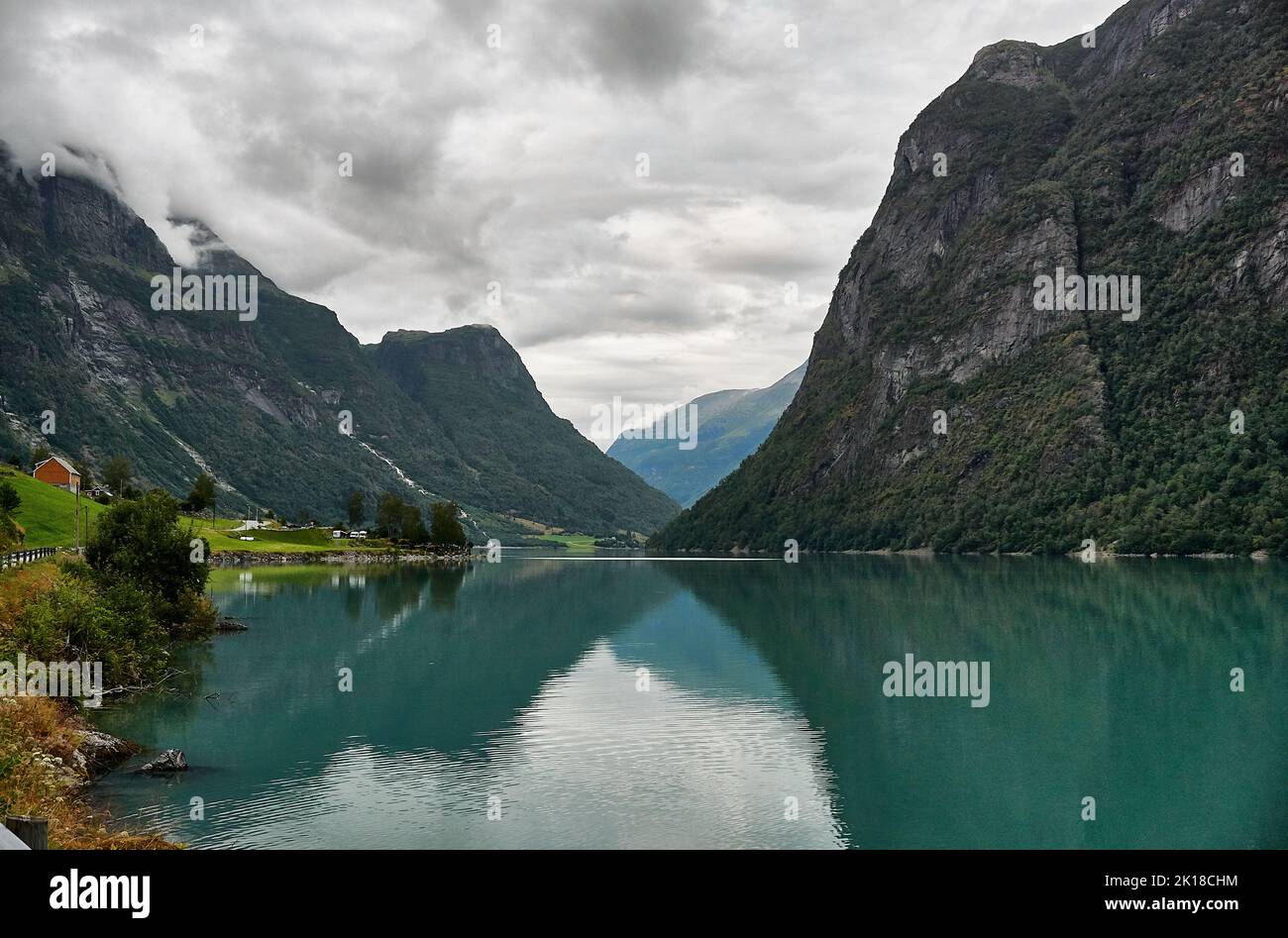 Briksdalen and Olden, Stryn, Vestland, Norway Stock Photo - Alamy