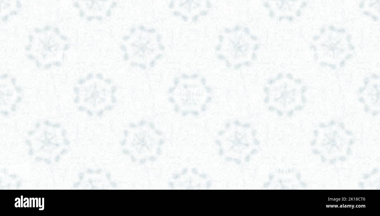 Soft ice blue snow flake border pattern background. Simple minimal ...