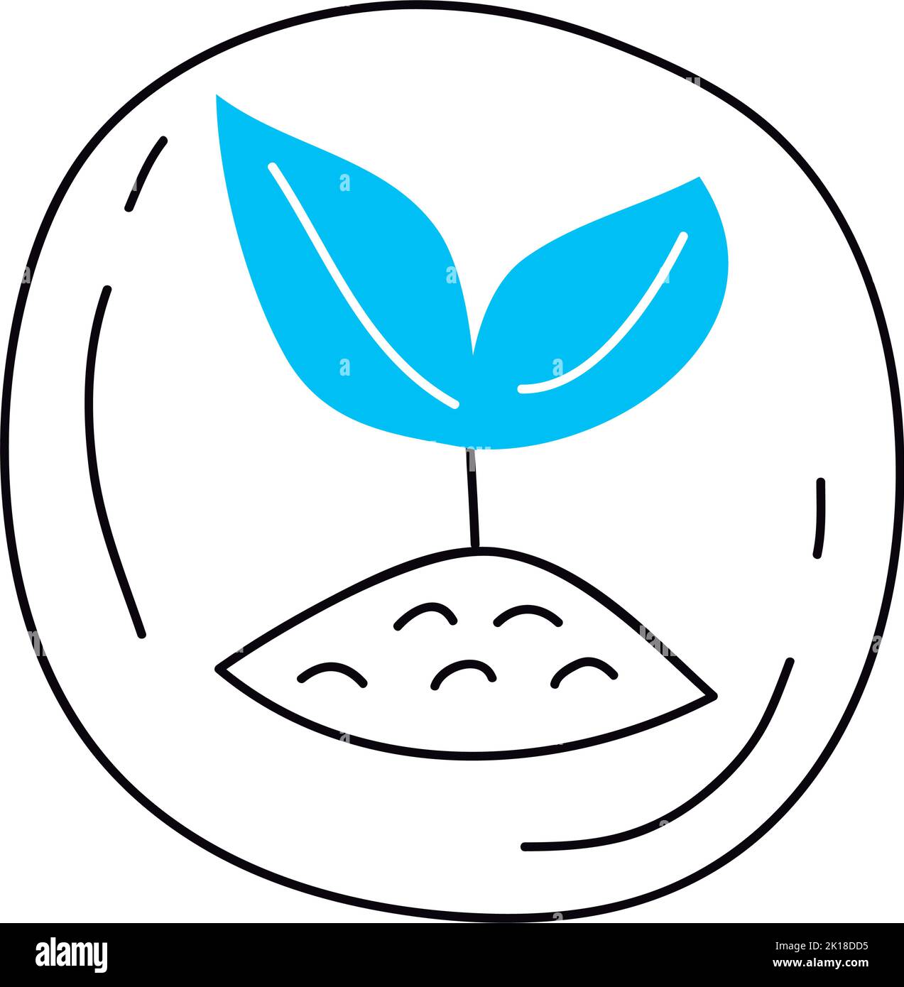 ecology plant eco friendly line art Stock Vector Image & Art - Alamy