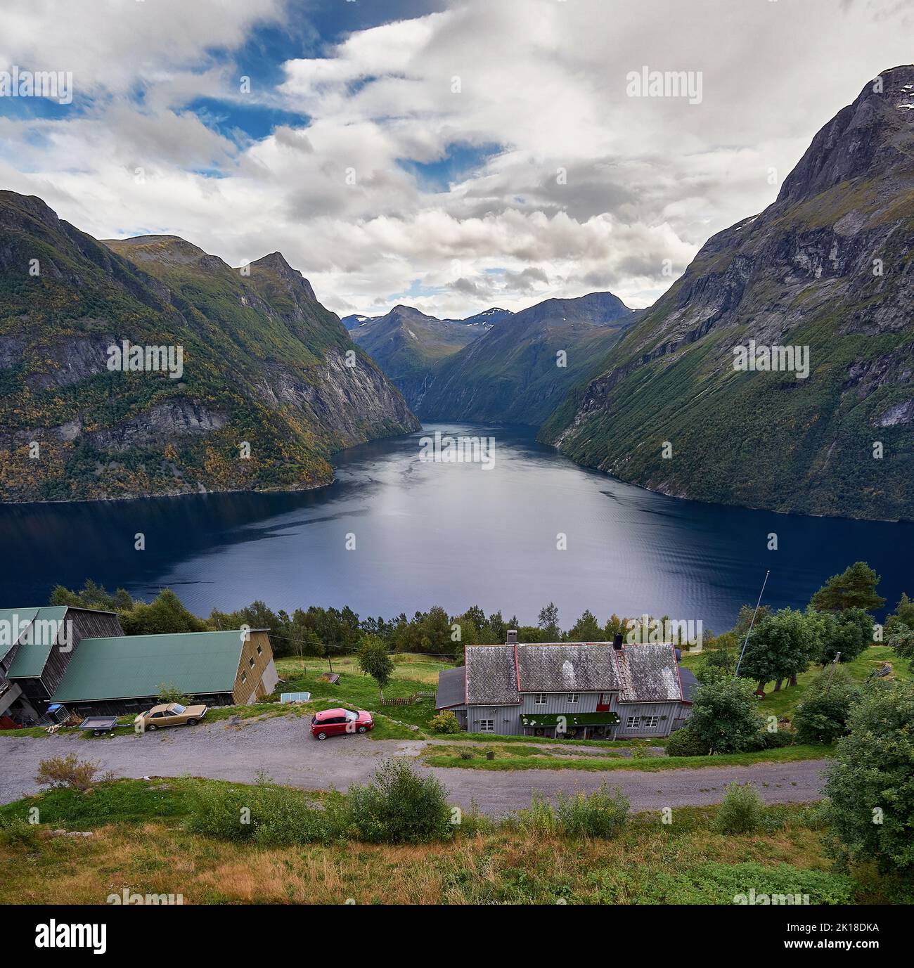 Geiranger, Dalsnibba, Sunnmøre, Stryn, Stranda, Møre og Romsdal, Norway ...