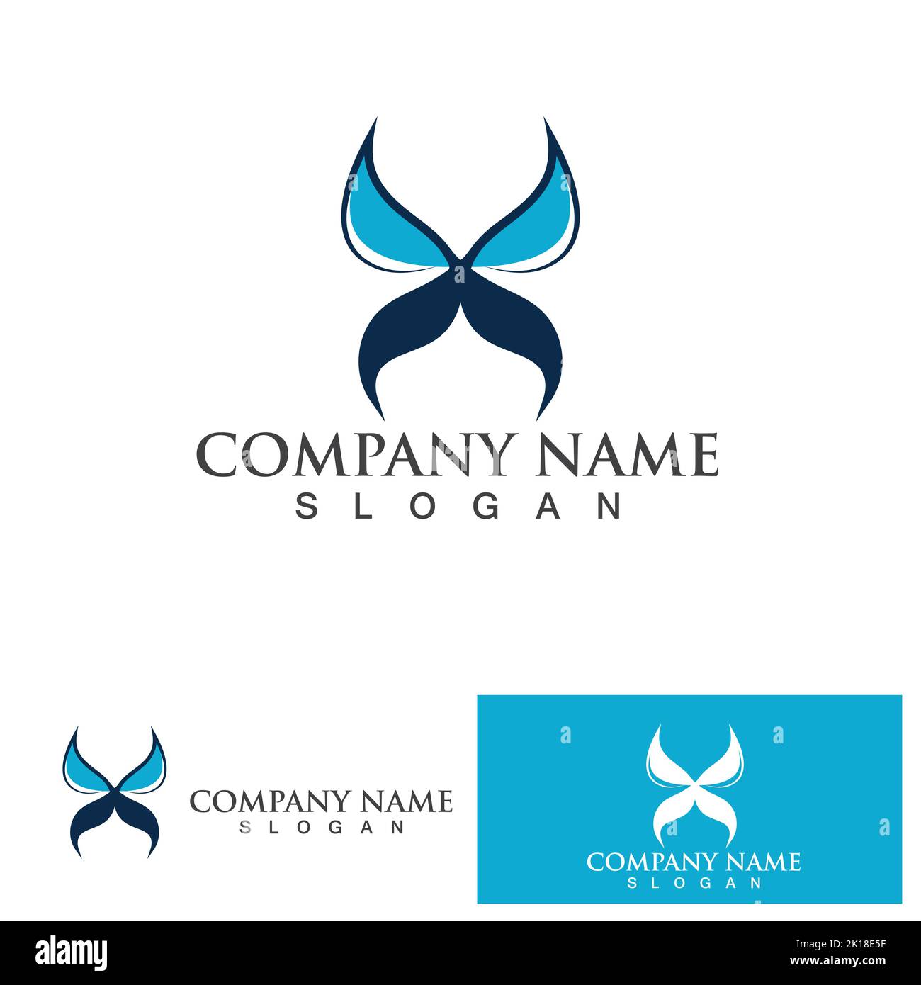 Butterfly wing logo Vector icon design Stock Vector Image & Art - Alamy