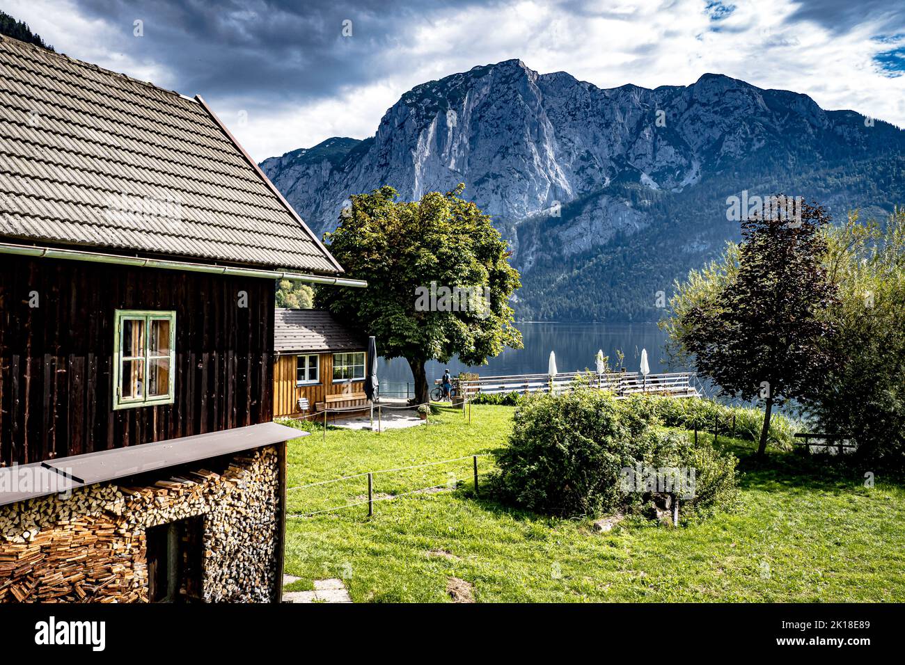 Typical architecture in the ausseer land hi-res stock photography and ...