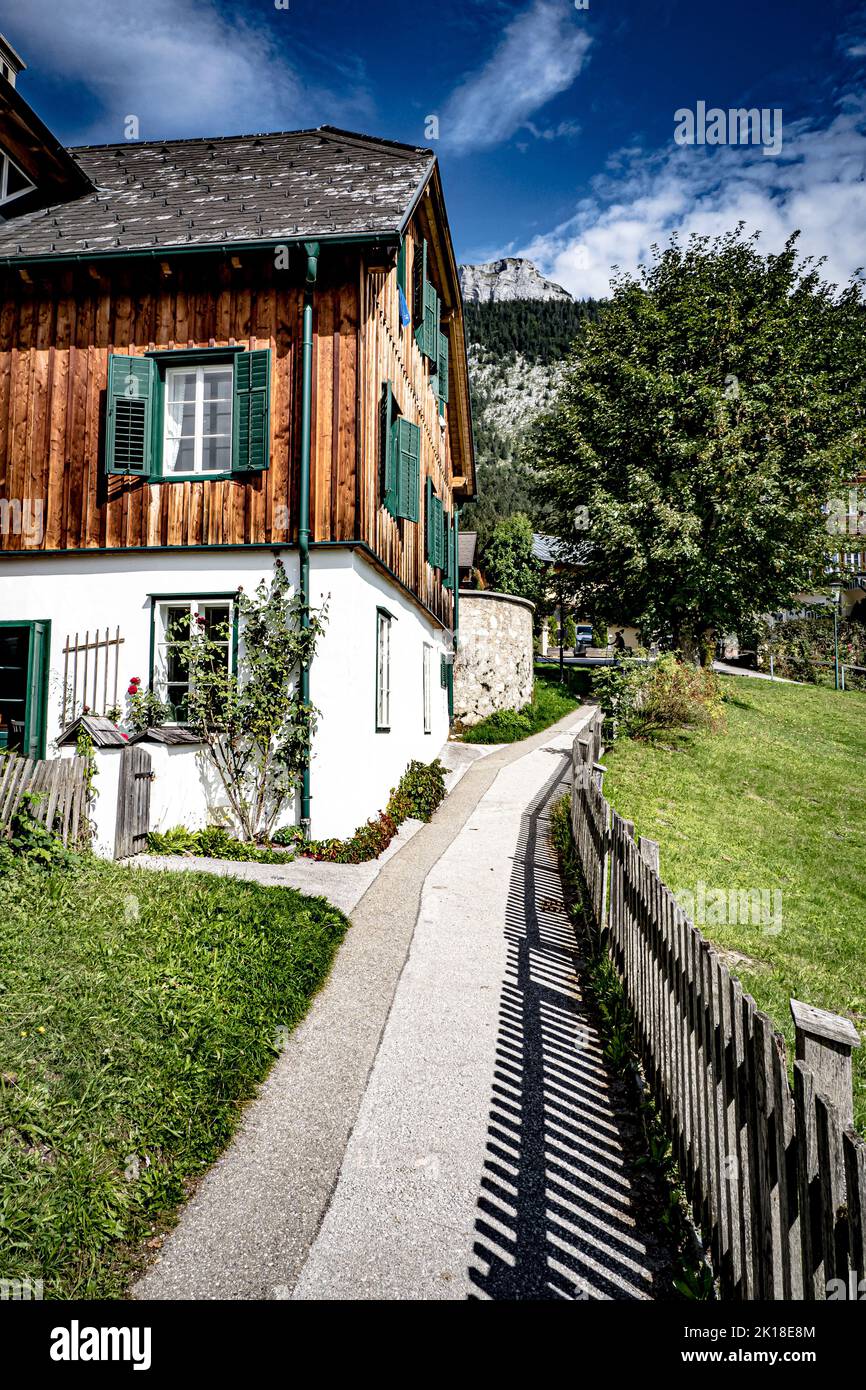 Typical architecture in the ausseer land hi-res stock photography and ...