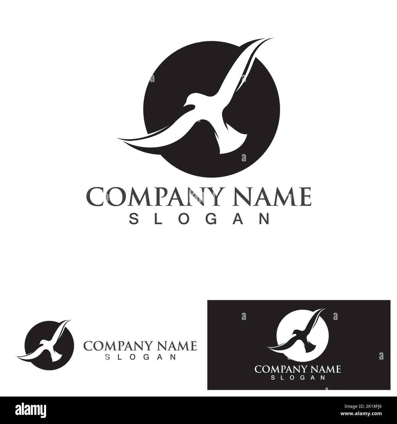 bird logo vector icon design template Stock Vector Image & Art - Alamy
