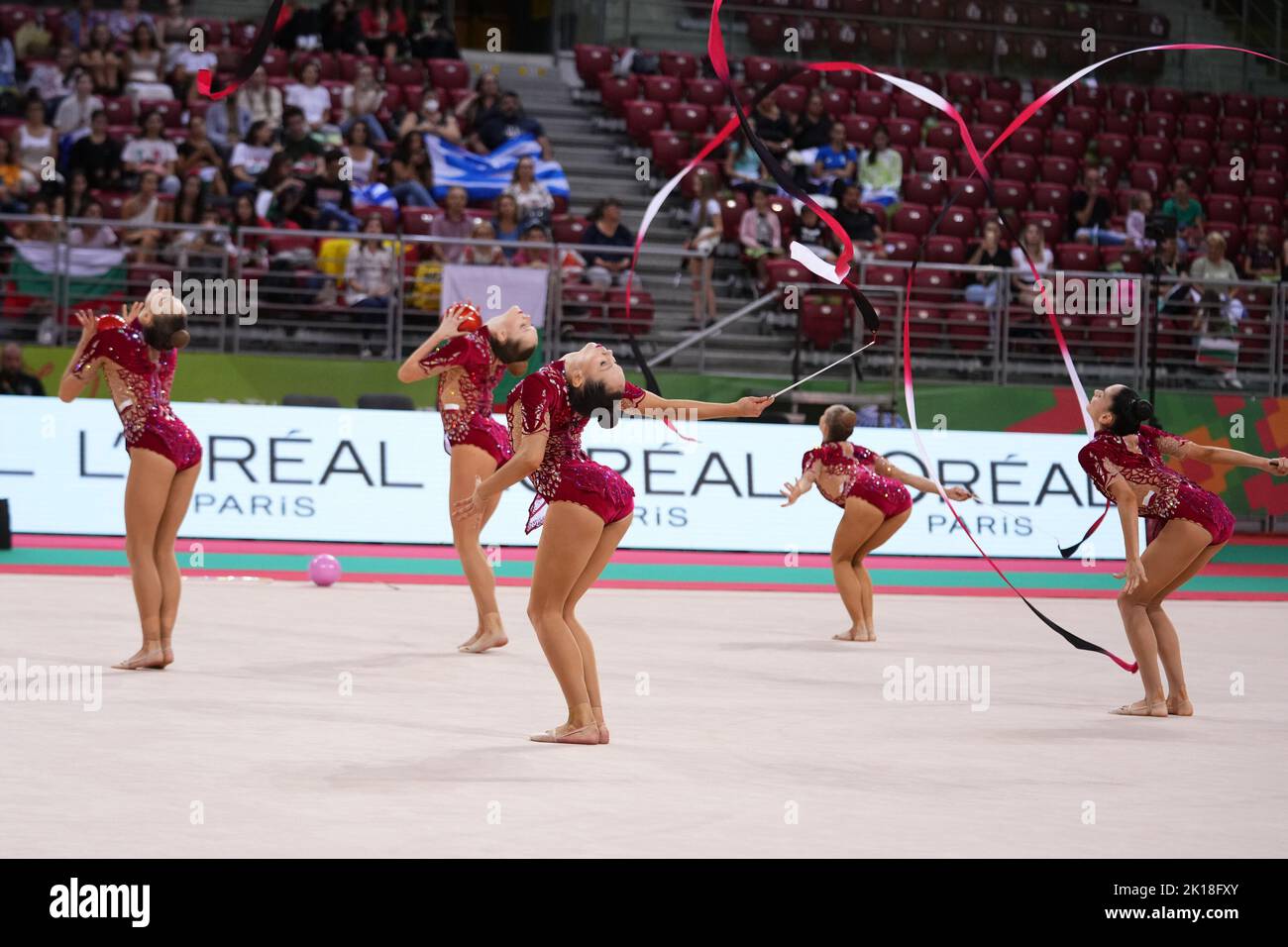 Sofia, Bulgaria. 16th Sep, 2022. POL - Poland 3 Ribbons 2 Balls during ...