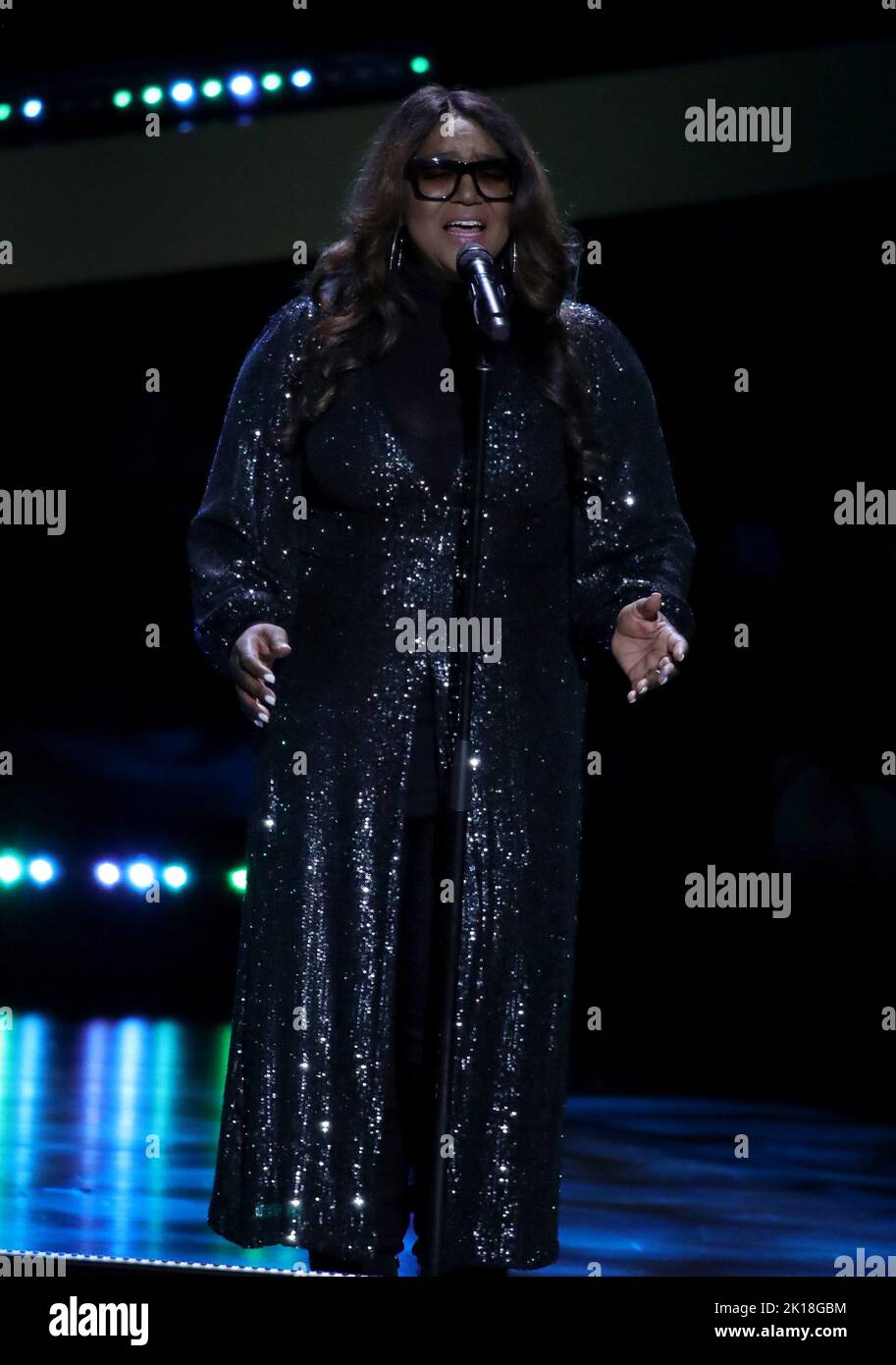 Nashville, TN, USA. 12th Sep, 2022. Wendy Moten on stage for CMT GIANTS ...