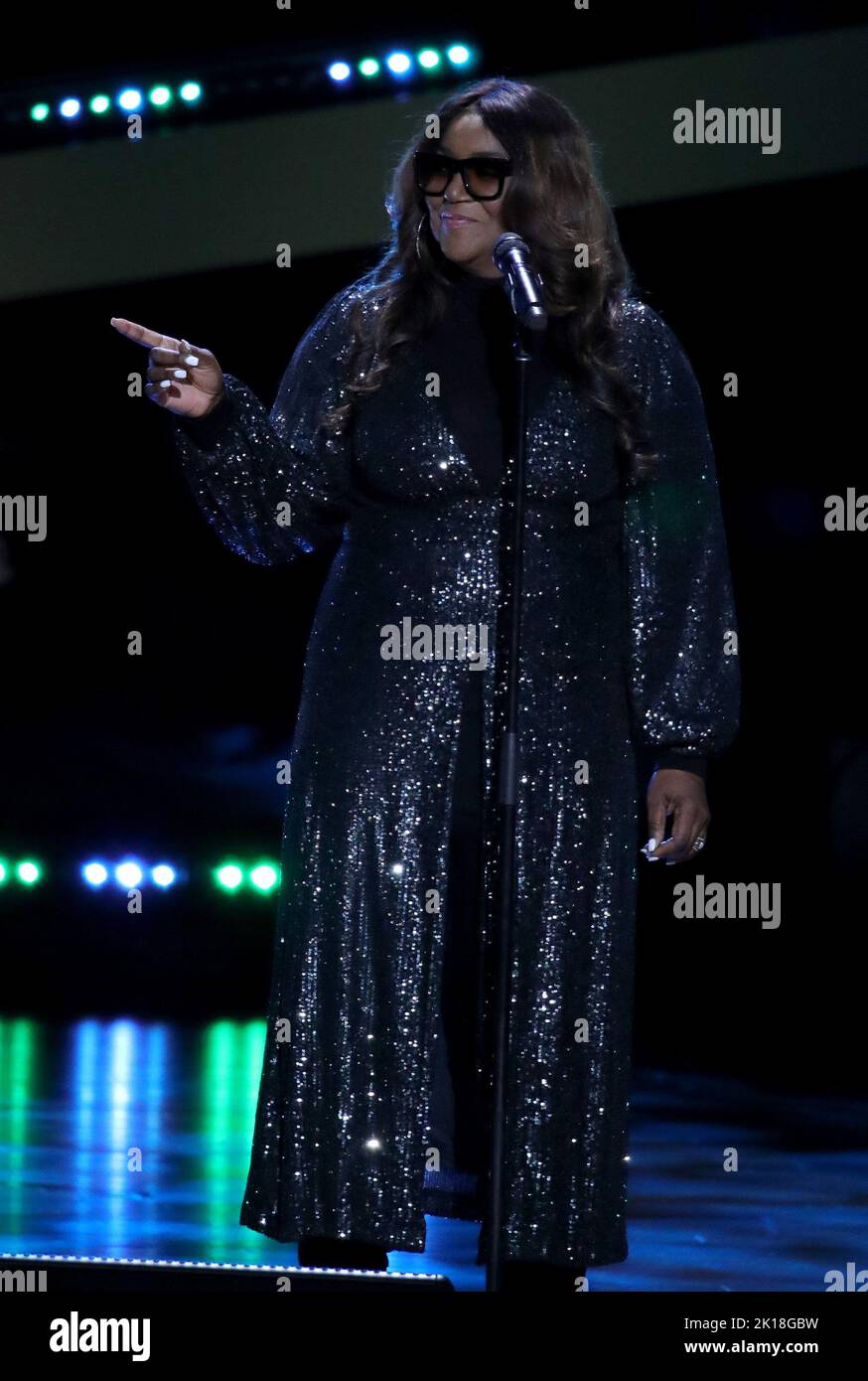 Nashville, TN, USA. 12th Sep, 2022. Wendy Moten on stage for CMT GIANTS ...