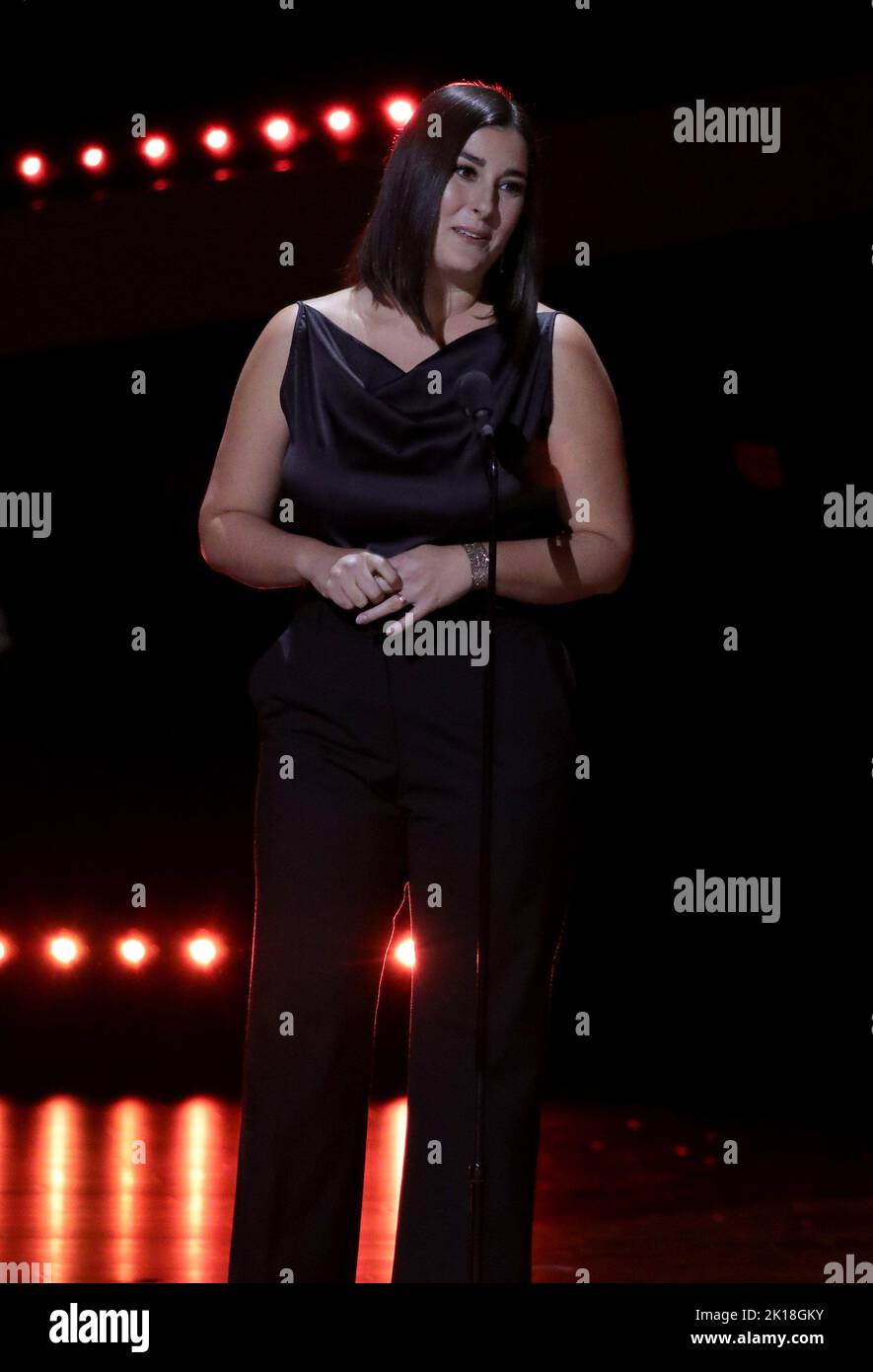 Nashville, TN, USA. 12th Sep, 2022. Jenny Gill Van Valkenburg on stage ...