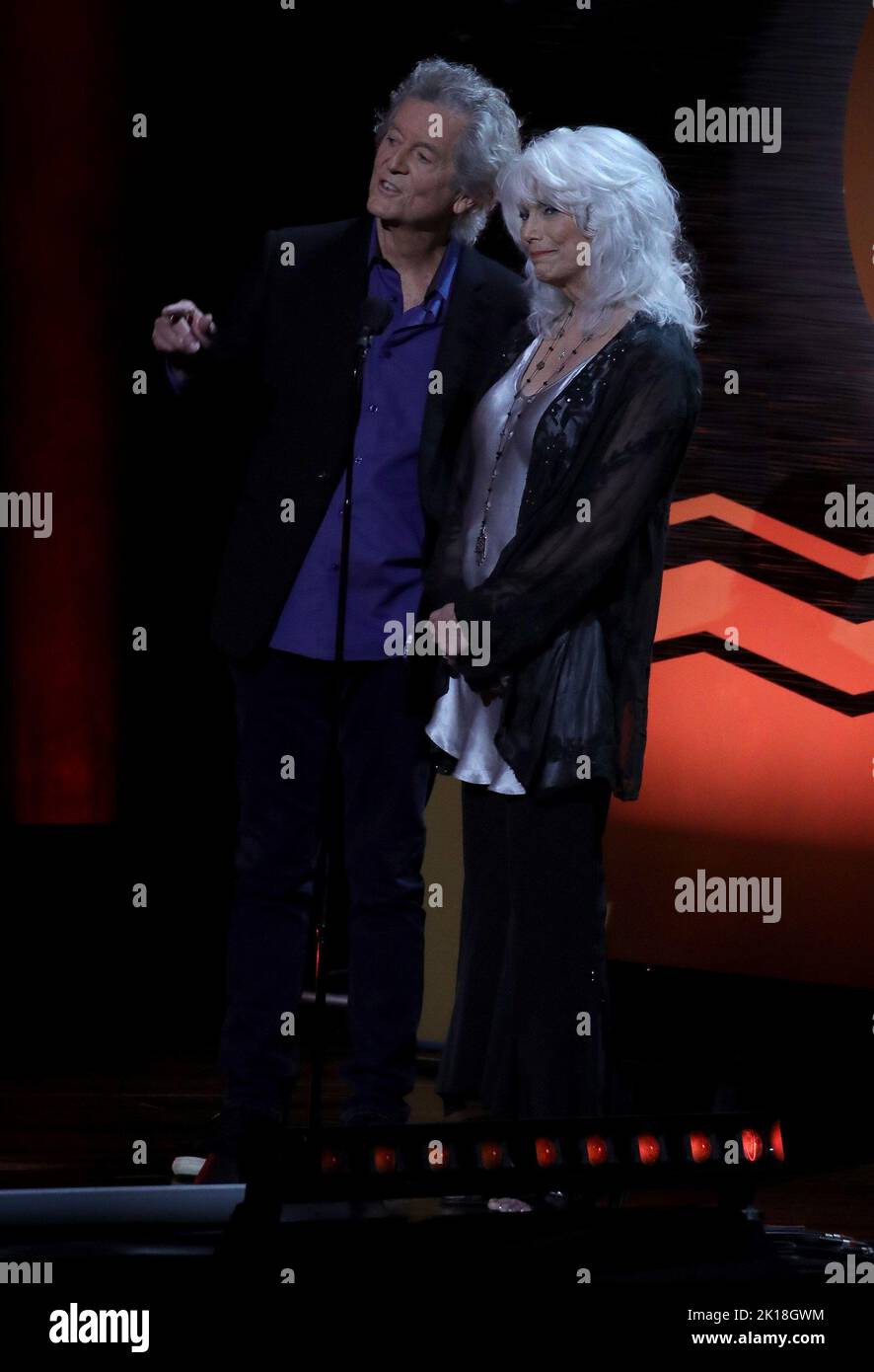 Rodney Crowell, EmmyLou Harris on stage for CMT GIANTS: VINCE GILL ... Rodney Crowell, EmmyLou Harris on stage for CMT GIANTS: VINCE GILL ...