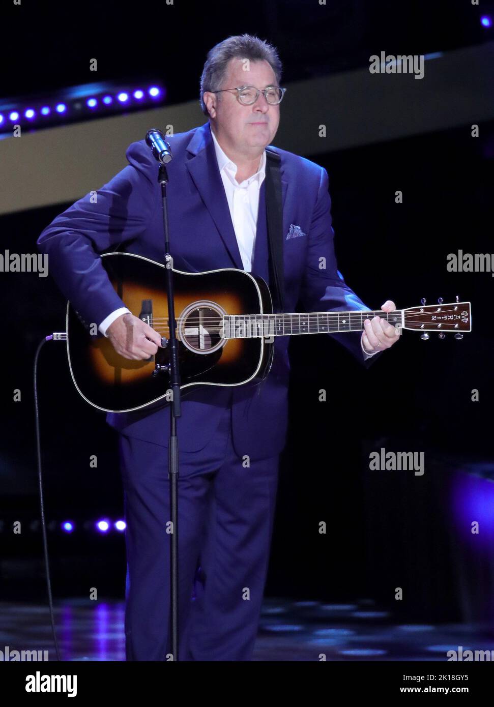 Vince Gill on stage for CMT GIANTS: VINCE GILL Stage Show, Fisher ...