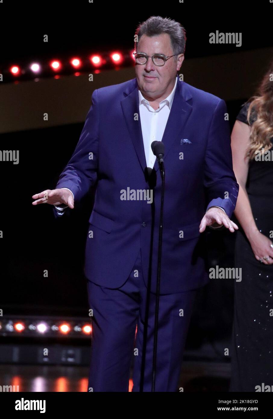 Vince Gill on stage for CMT GIANTS: VINCE GILL Stage Show, Fisher ...