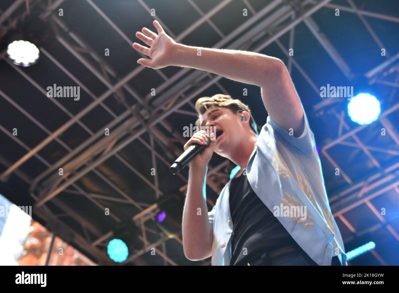 New York, USA. 16th Sep, 2022. (NEW) Nicky Youre performs at an end of ...