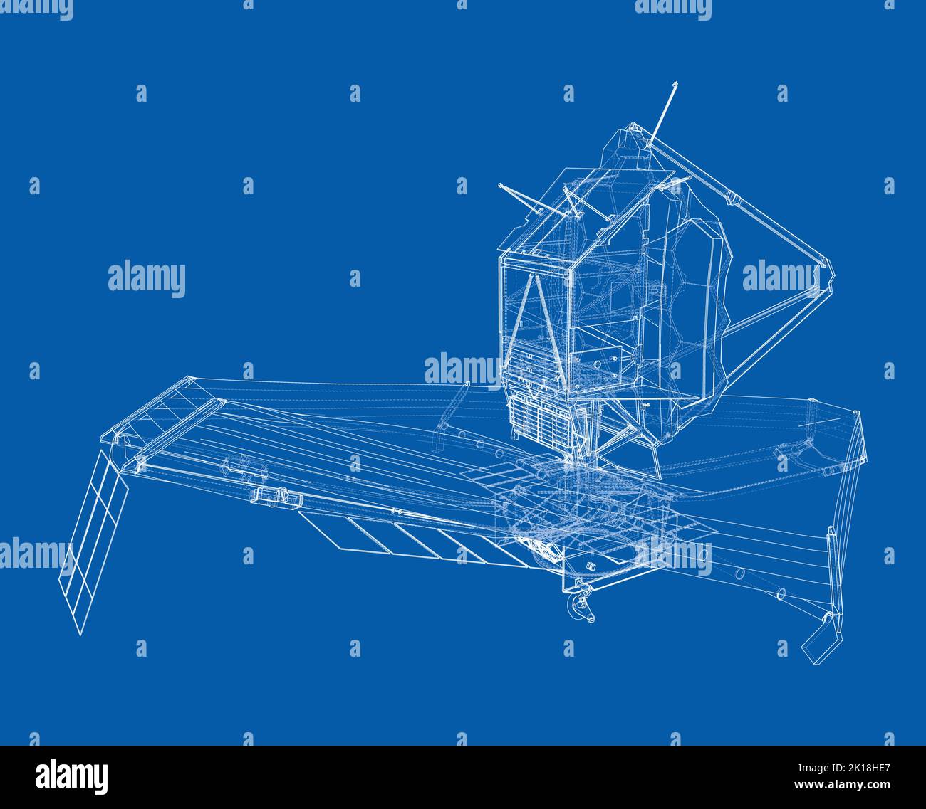 James Webb Space Telescope. Vector Stock Vector Image & Art - Alamy