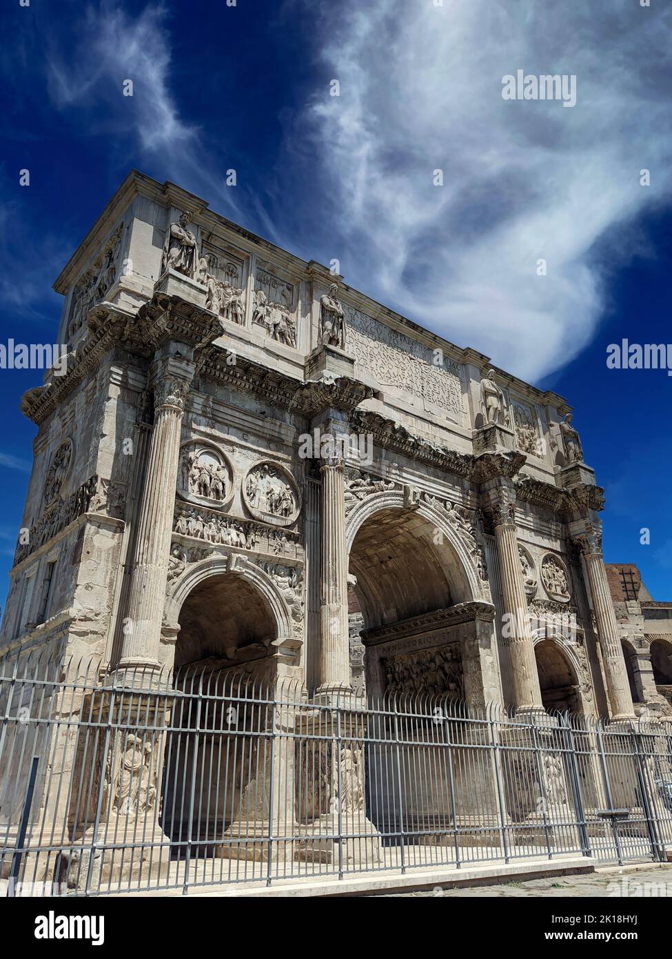 Arch of Constantine of Rome, famous landmark Stock Photo - Alamy