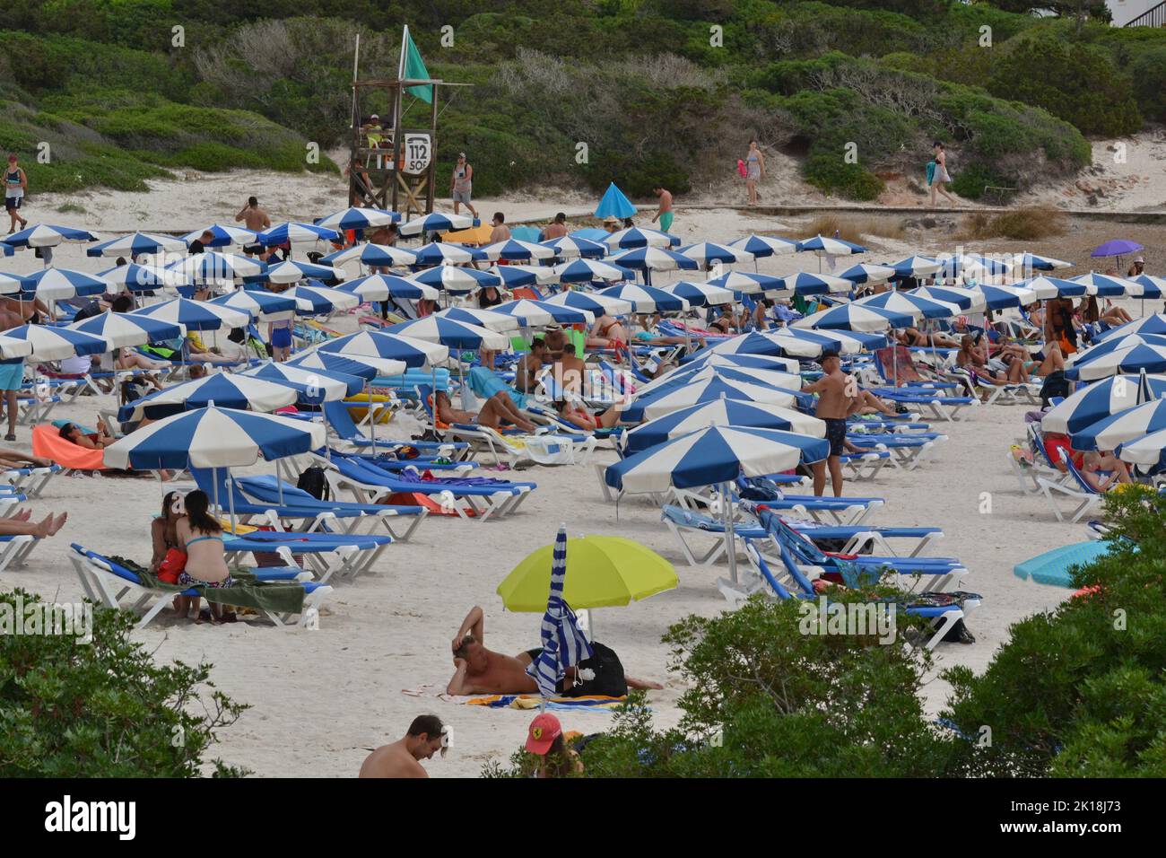 White sandy menorca beach hi-res stock photography and images - Alamy