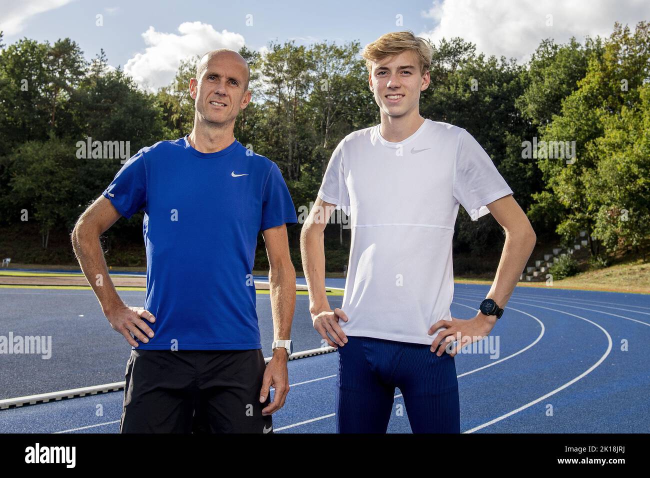 ARNHEM, 16-09-2022, Sportcentrum Papendal, season 2022 / 2023, Marcel en Niels Laros (Photo by ...