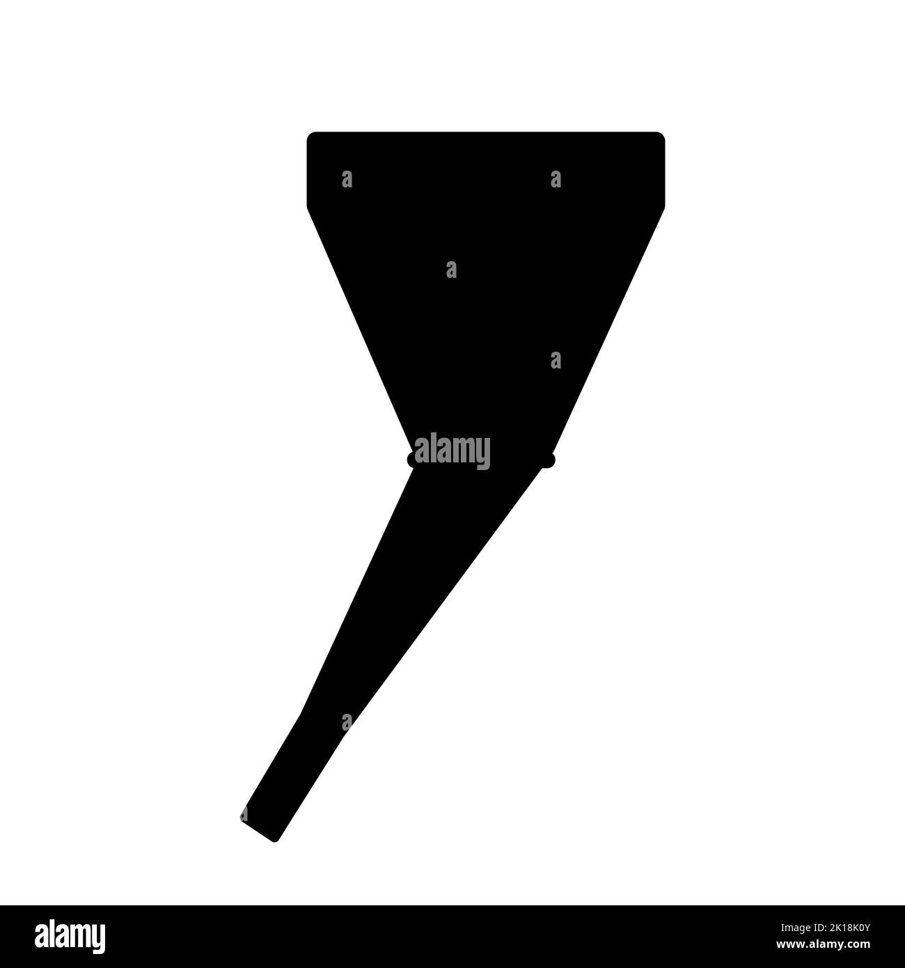 Funnel icon. Funnel for gasoline and other liquids. Car watering can ...