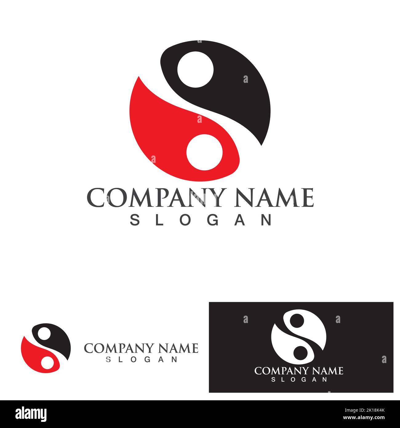 S Yin and yang logo vector Stock Vector Image & Art - Alamy