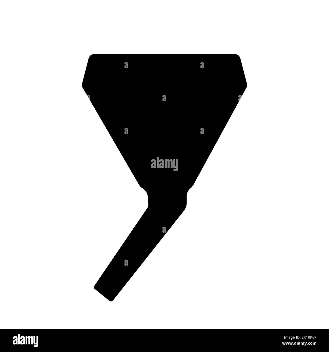 Funnel icon. Funnel for gasoline and other liquids. Car watering can ...