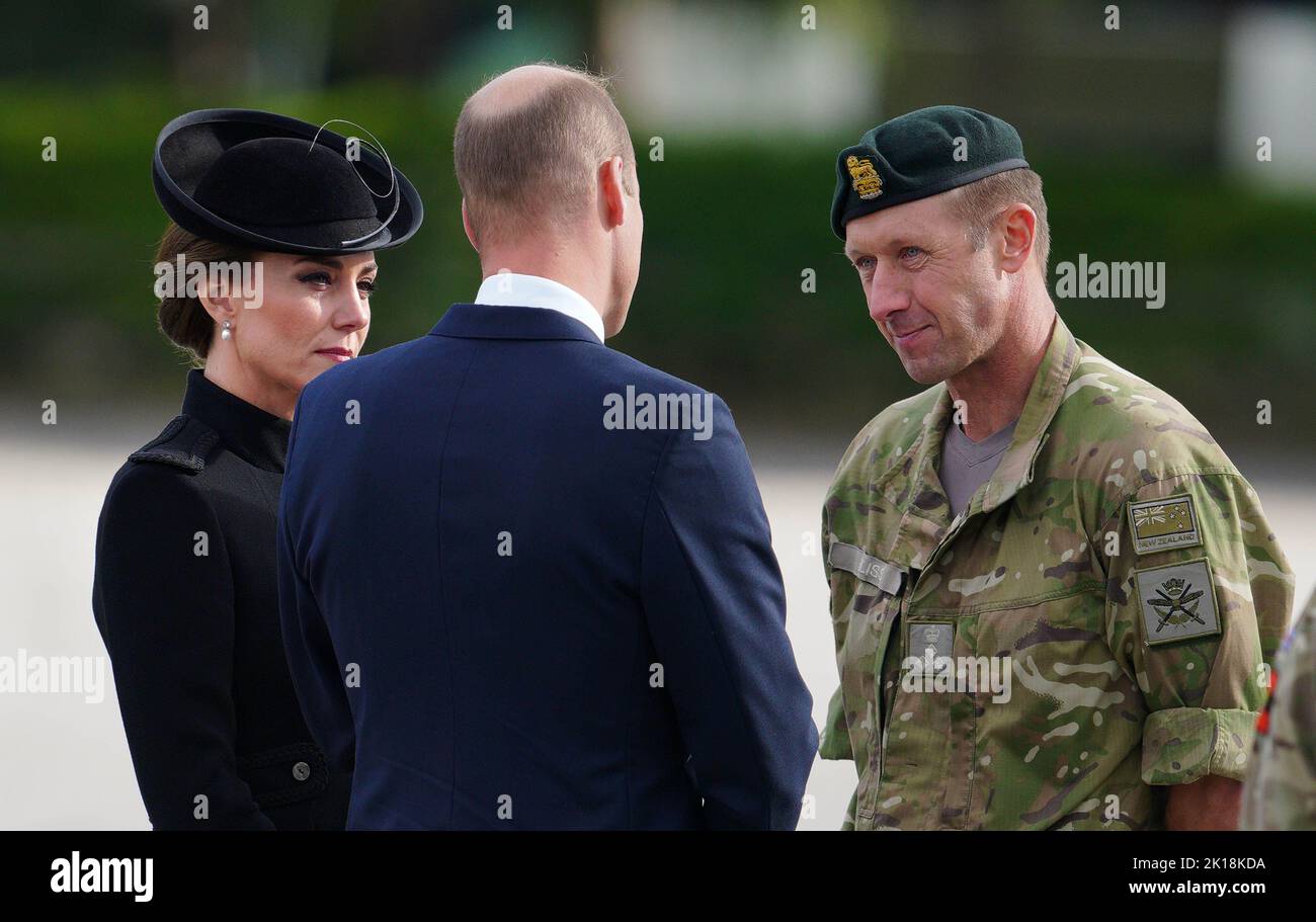 The Prince and Princess of Wales at the Army Training Centre (ATC ...