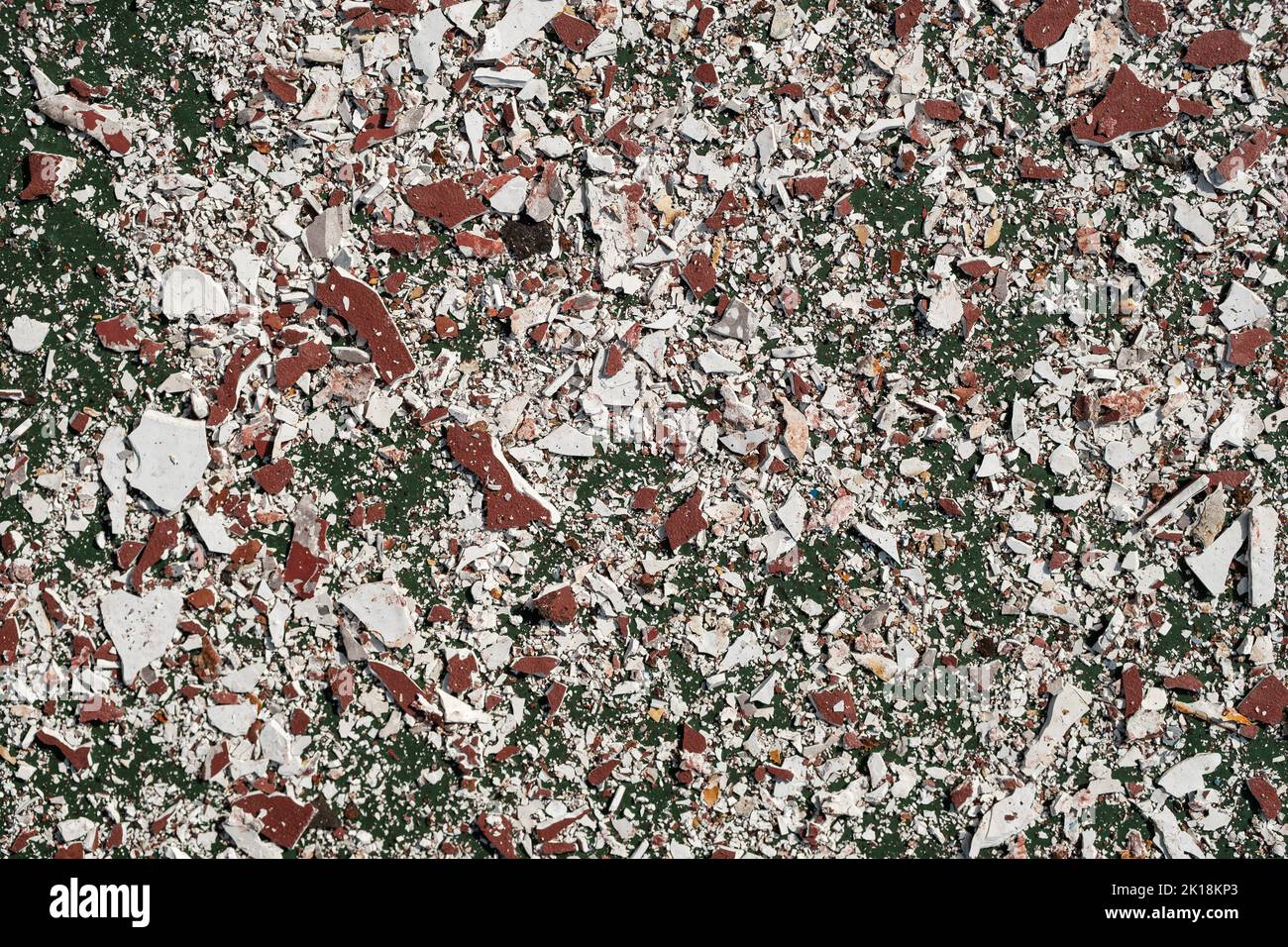 Background from pieces of old paint chipped off the wall Stock Photo ...