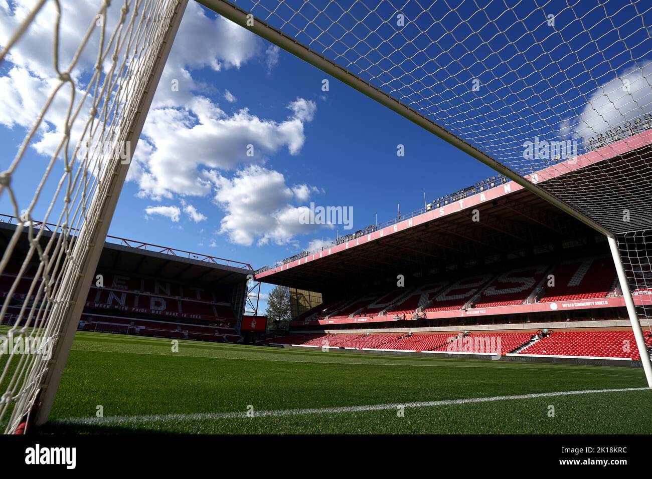 General view from inside the stadium before the Premier League match at ...