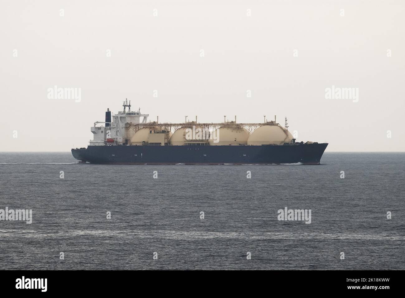 LNG (Liquified Natural Gas) tanker floats in the sea Stock Photo - Alamy