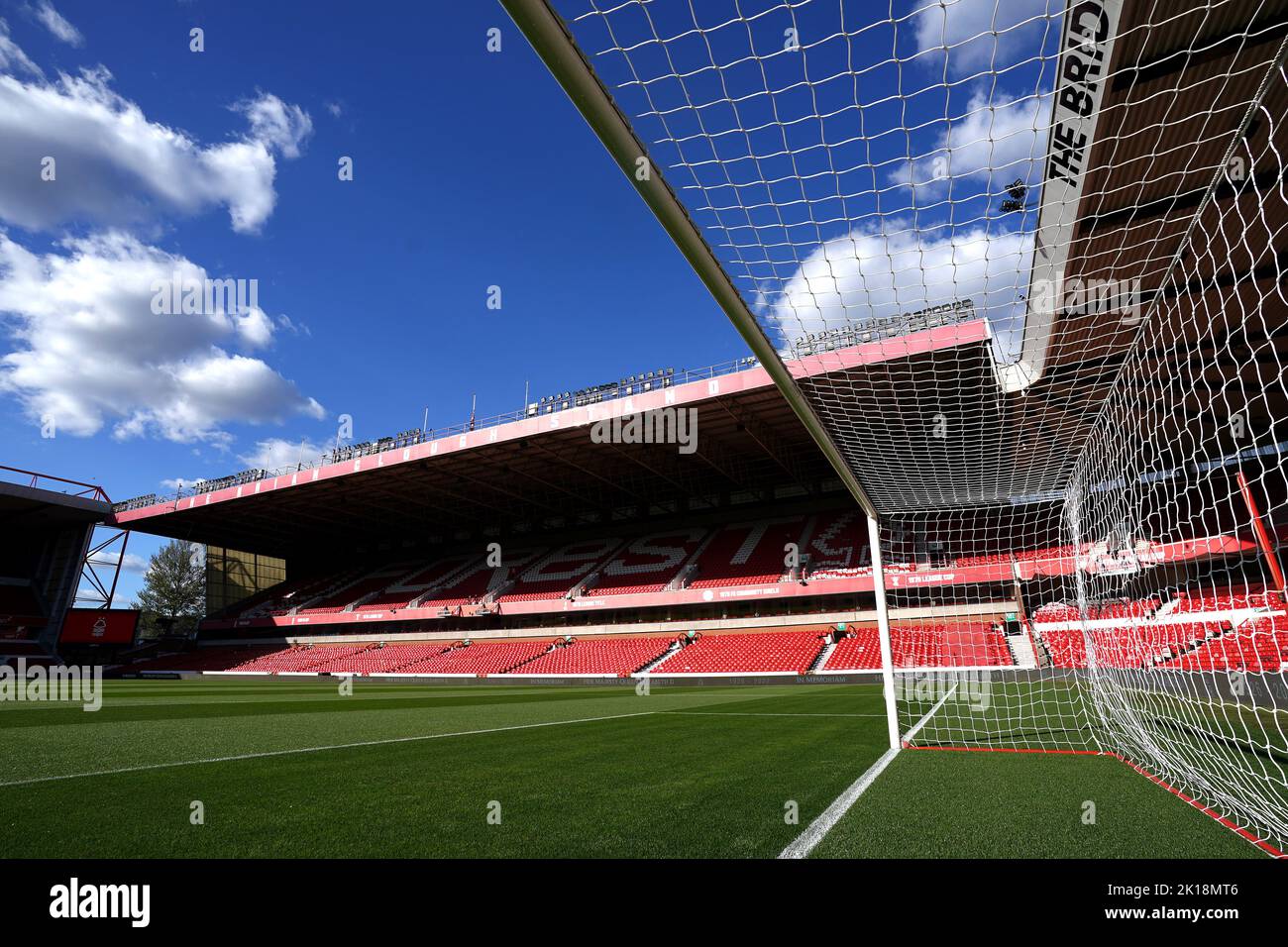 General view from inside the stadium before the Premier League match at ...