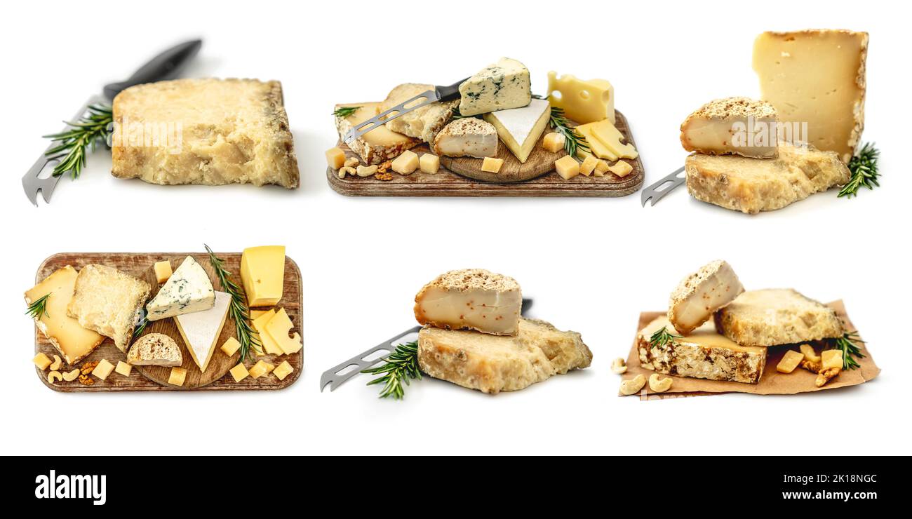 various types of cheeses Stock Photo - Alamy