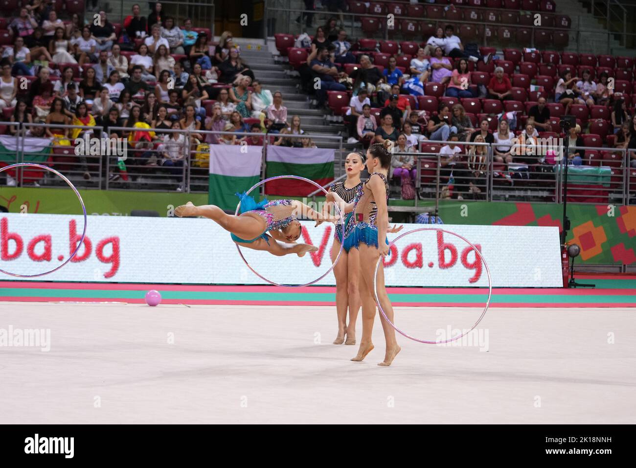 Sofia, Bulgaria. 16th Sep, 2022. POR - Portugal Team 5 Hoops during ...