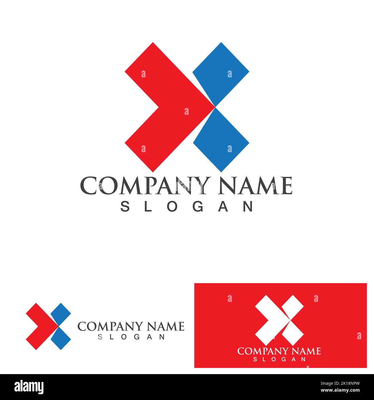 X Logo Template vector icon illustration design Stock Vector Image ...