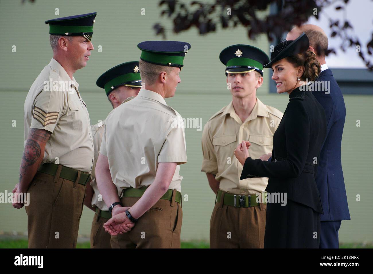 The Prince and Princess of Wales at the Army Training Centre (ATC ...