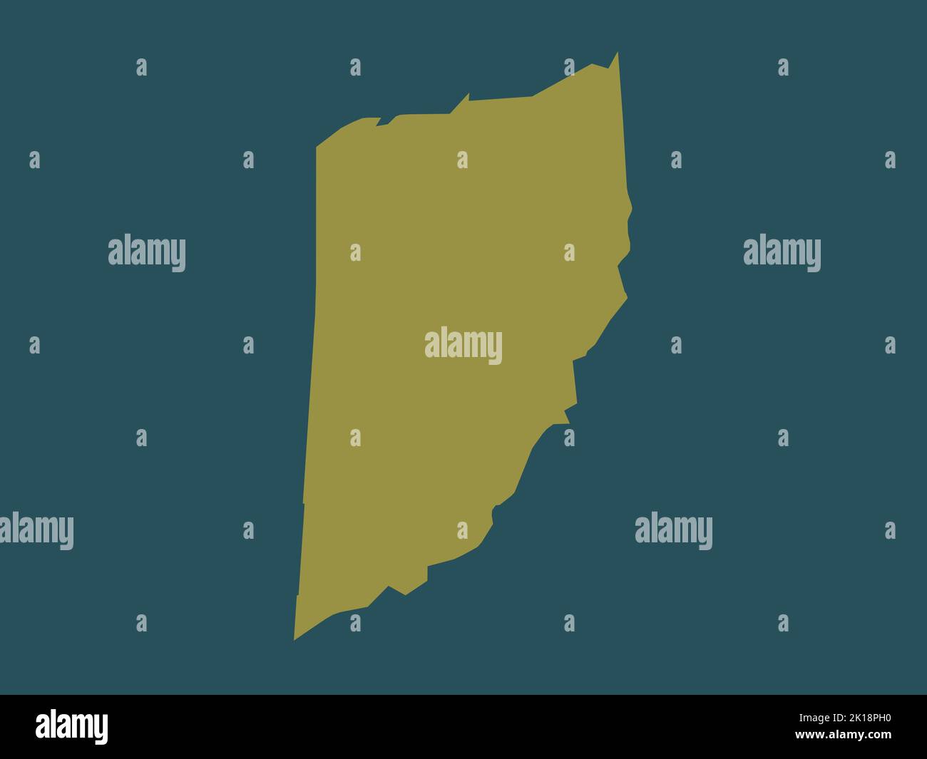 Cayo, district of Belize. Solid color shape Stock Photo - Alamy