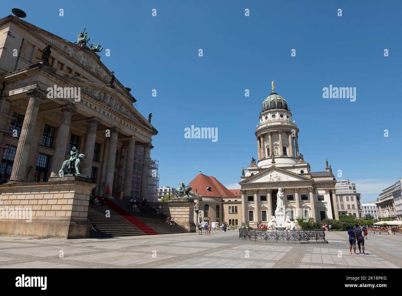 Konzerthaus Berlin. Built by Karl Friedrich Schinkel in 1821 and ...
