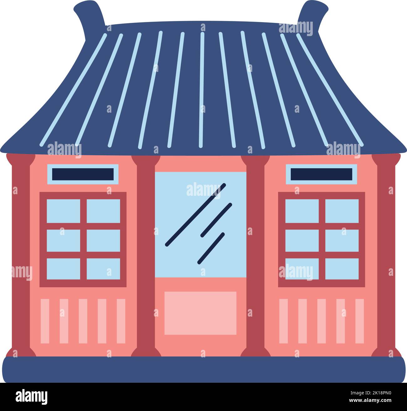 korean culture house facade icon Stock Vector Image & Art - Alamy