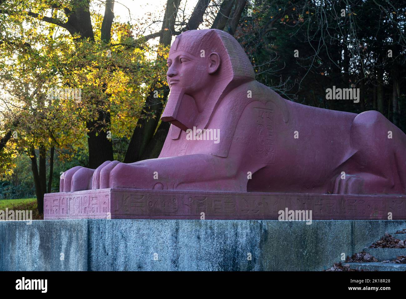 Crystal Palace Sphinx, Crystal Palace Park, London, England, UK Stock ...