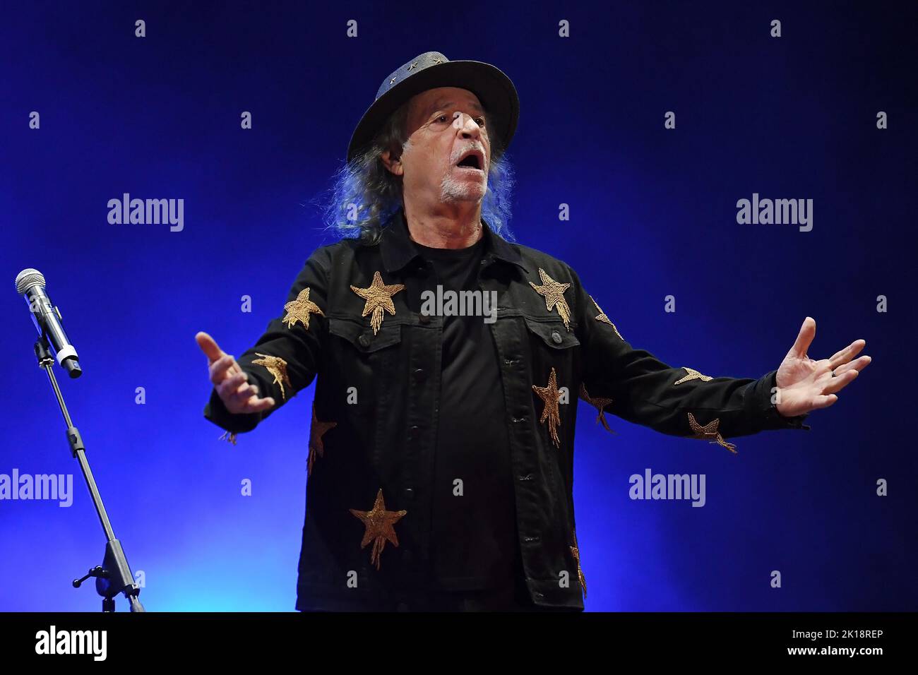 Rio de Janeiro, Brazil,September 9, 2022. Singer Alceu Valença, during ...
